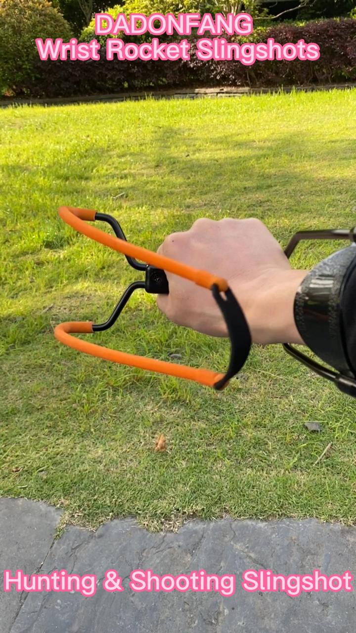 Watch DADONFANG Wrist Rocket Slingshots for Adults 2 on Amazon Live