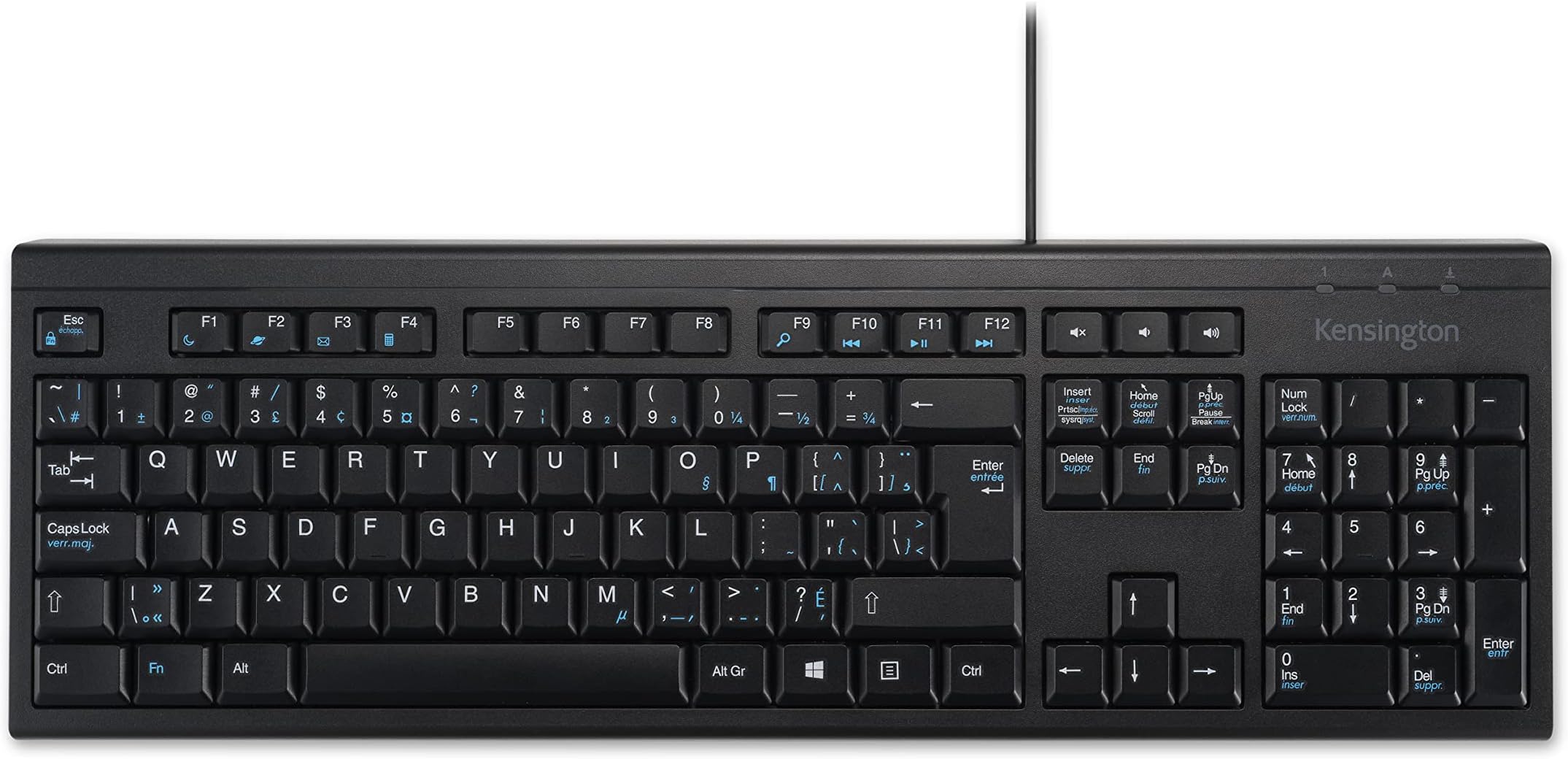 Amazon.com: Kensington English and Canadian French Bilingual Wired USB ...