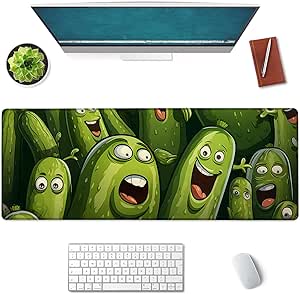 Amazon.com: Mounidso Funny Pickle Large Mouse Pad, Gaming Mouse Pad ...