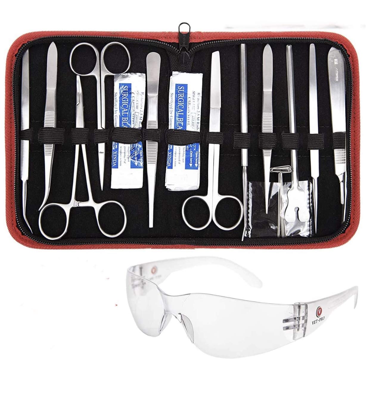 Amazon.com: Vet Pro Dissection Kit - 29PC Surgical Kit for Dissecting ...