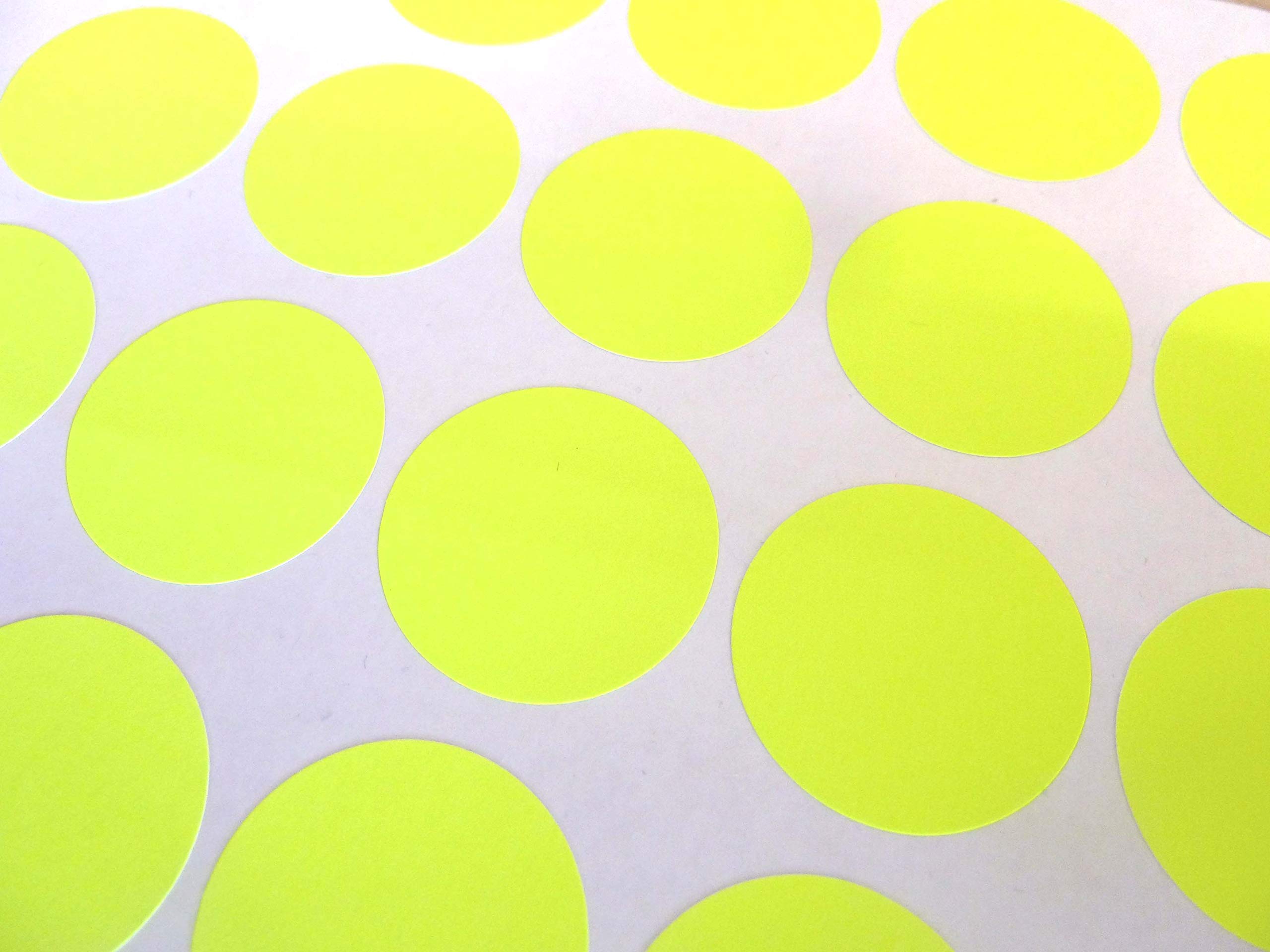 Pricing Stickers 500 Price Stickers - 1 Inch Fluorescent Yellow Pink ...