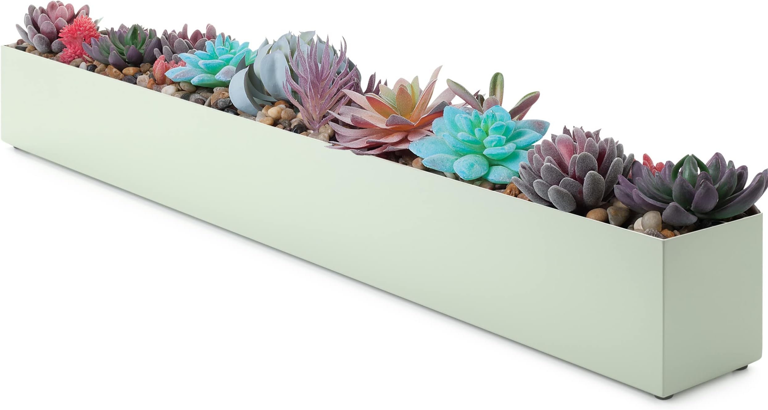 Amazon.com: Modern Rectangle Planter Box - 32" Metal Planter Ideal as a ...