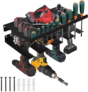 Amazon.com: Ganggend Power Tool Organizer Wall Mount, Heavy Duty ...