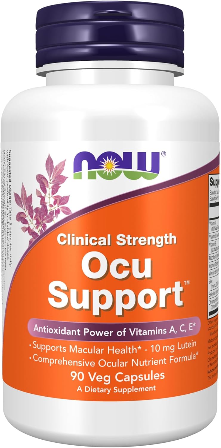 Amazon.com: NOW Foods Supplements, Ocu Support™with FloraGLO® Lutein ...