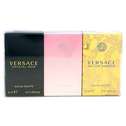 Amazon.com : Versace Variety 3 Piece Mini Gift Set : Fragrance Sets ...