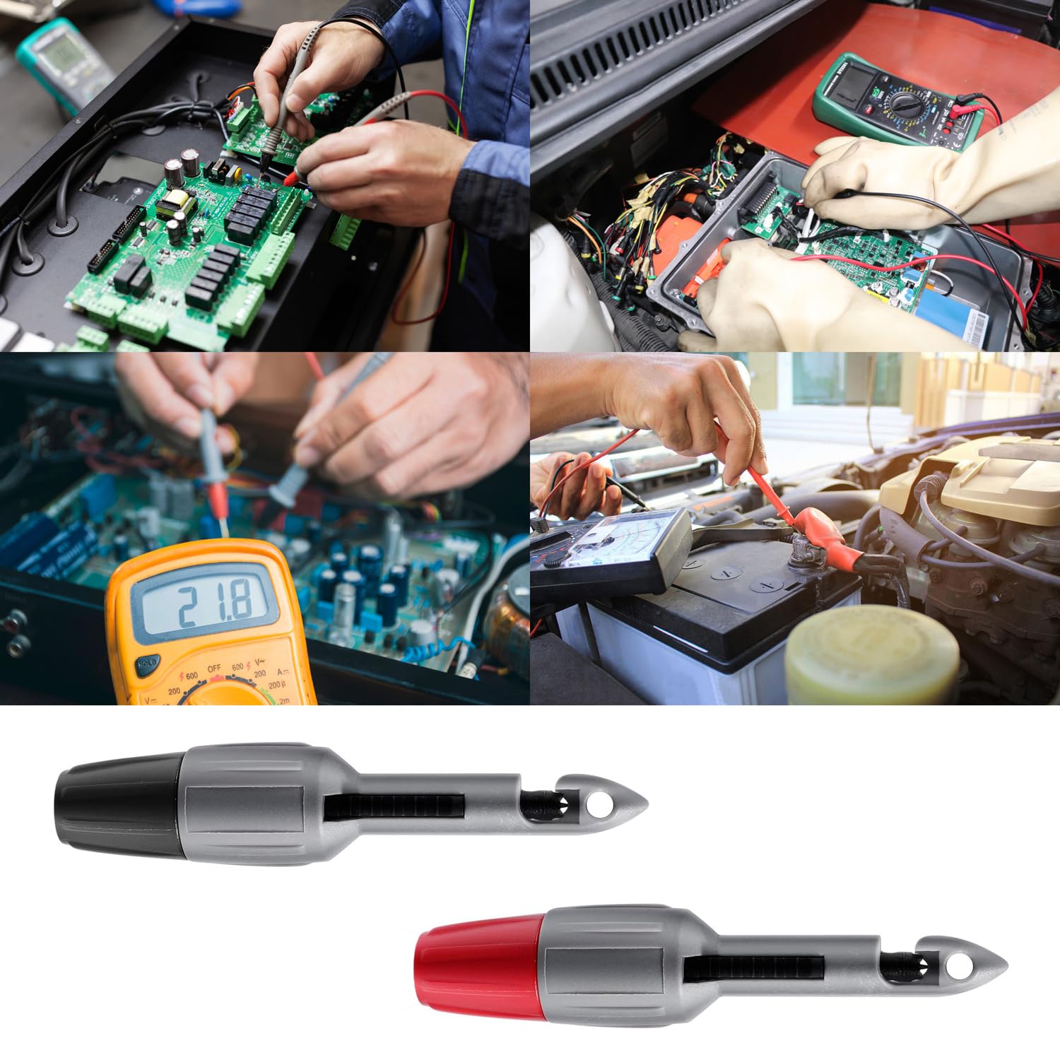 Snapklik.com : 2pcs Wire Piercing Probe Kit, Insulation Puncture Wire ...