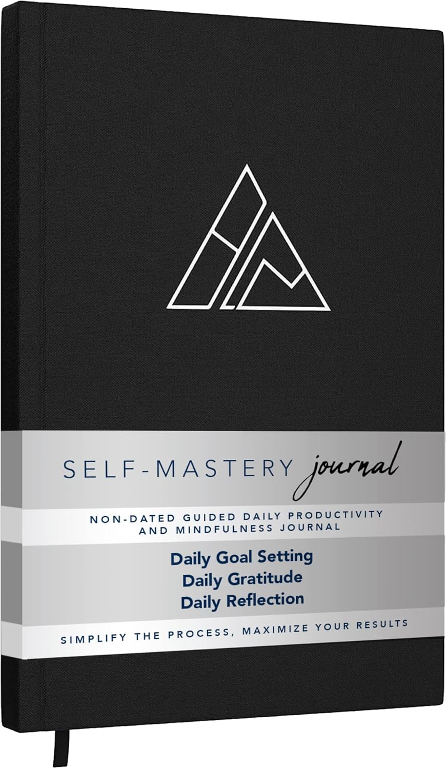 Amazon.com : Self-Mastery Journal for Men - Daily Productivity Journal for Happiness, Gratitude ...