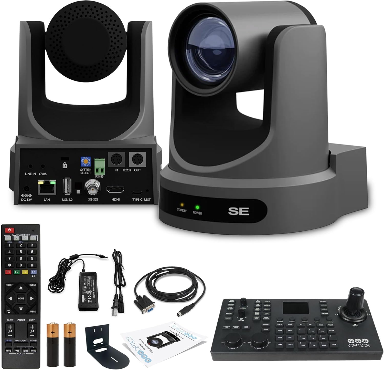 Amazon.com : PTZOptics Move SE 20x 1080p Full HD Advanced PTZ Auto ...