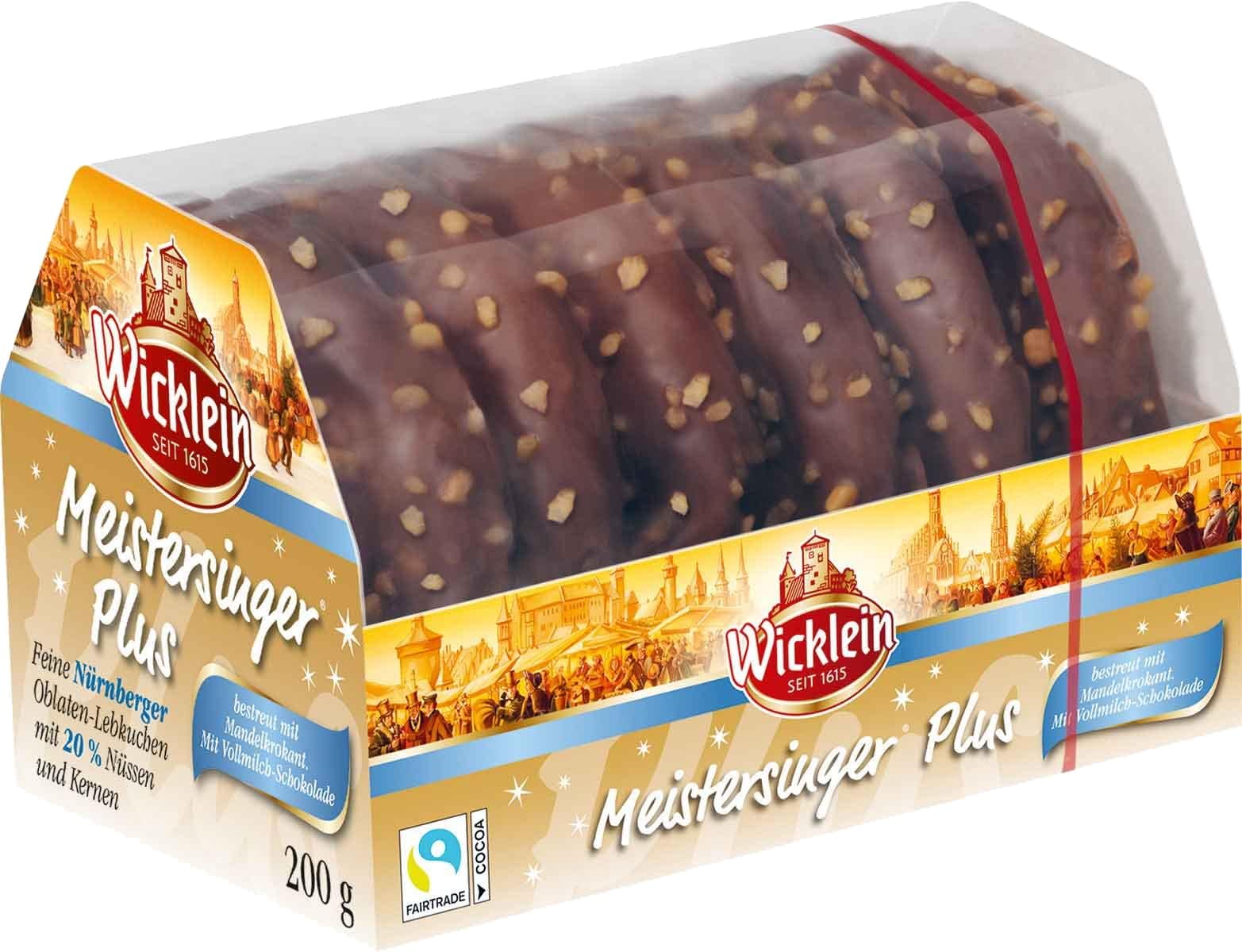 Amazon.com: Wicklein Meistersinger Lebkuchen Chocolate Covered Cookies ...
