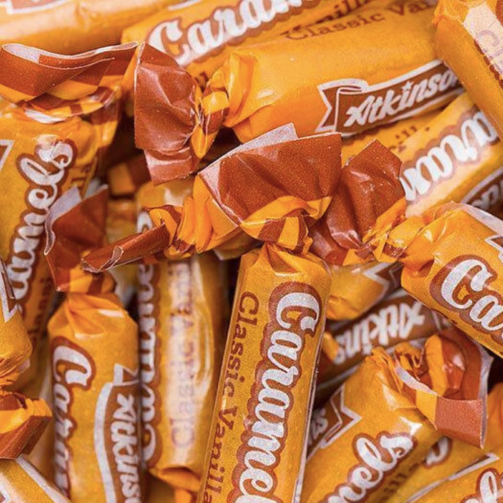 Amazon.com : Atkinson's Classic Vanilla Caramels Bulk Individually ...