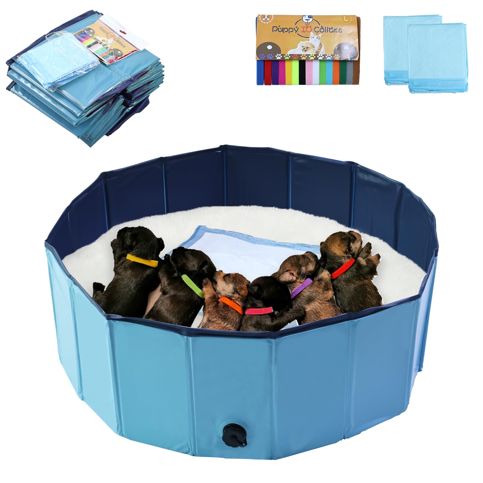 Snapklik.com : Artilife Dog Whelping Box Pool,Whelping Box For Dogs ...