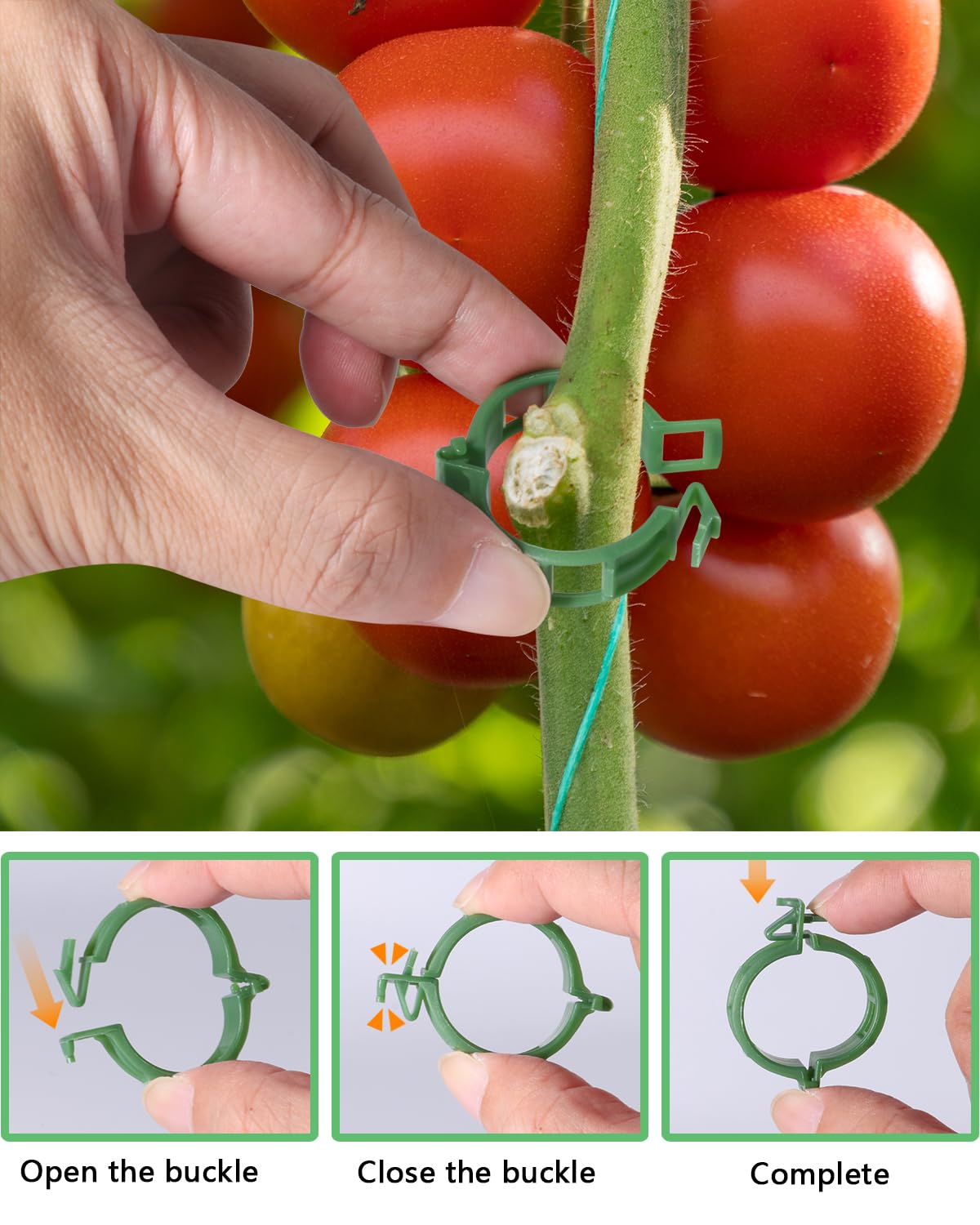 Snapklik.com : 200PCS Tomato Clips For String Trellis, Upgrade Plant ...