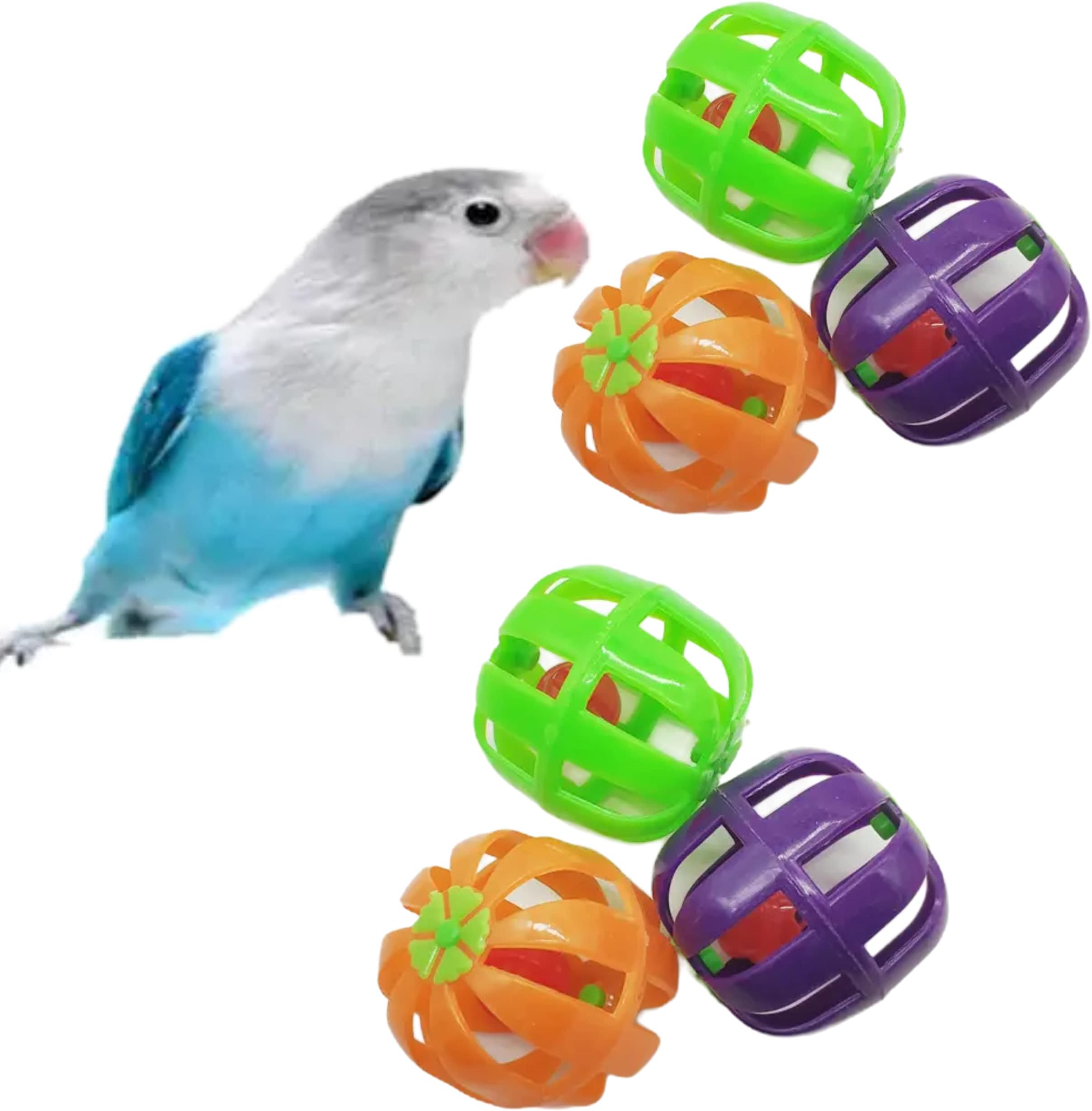 Amazon.com : Bonka Bird Toys 1492 PK12 Mini Hard Plastic Balls, 3/4 ...