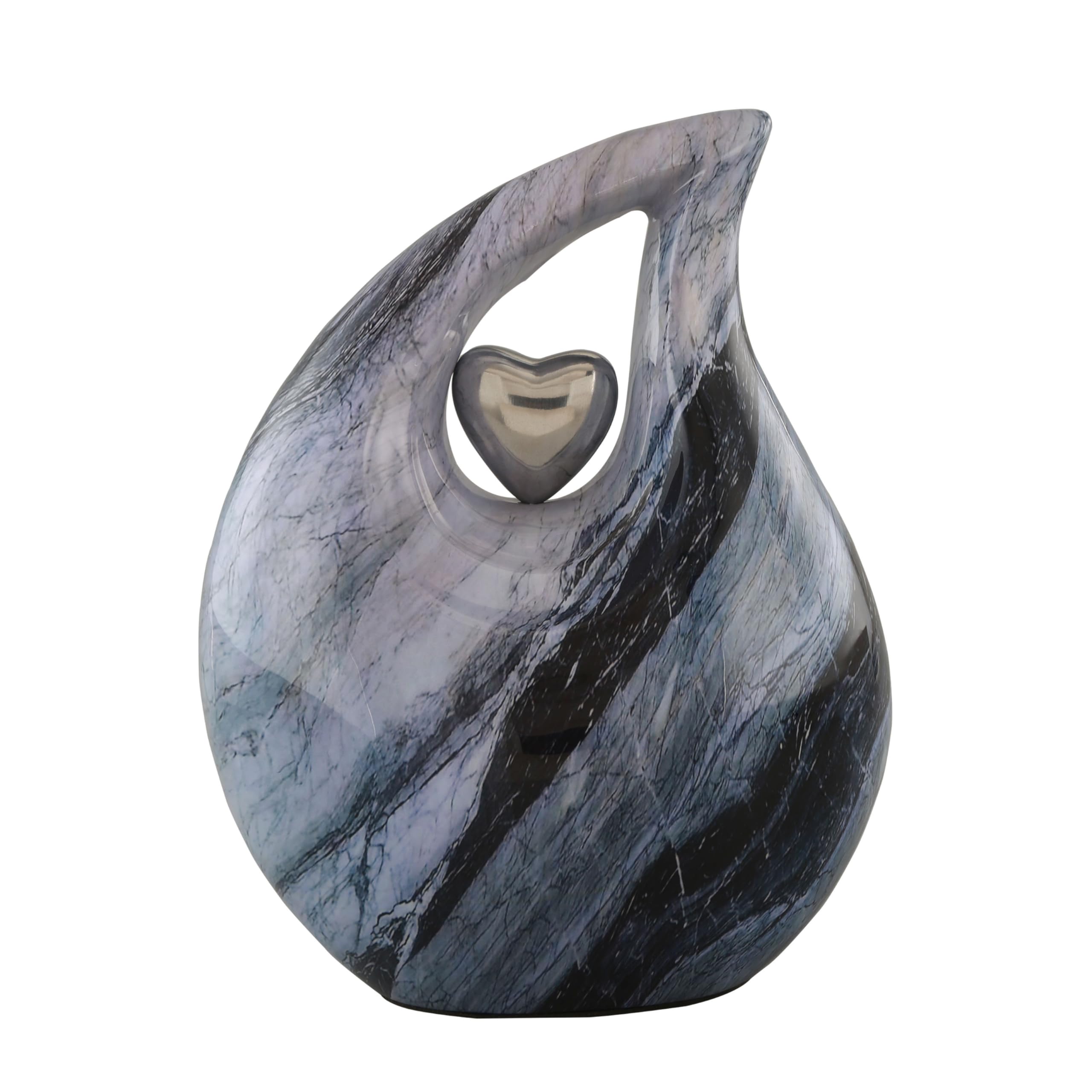 Amazon.com: SILENT GOODBYES Teardrop Urn - Solid Metal Teardrop ...