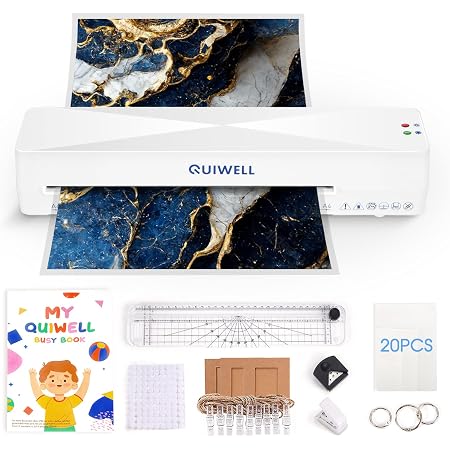 EMAGIE Enmicadora Térmica - Laminadora 5 en 1 con 25 Hojas Laminadoras ...
