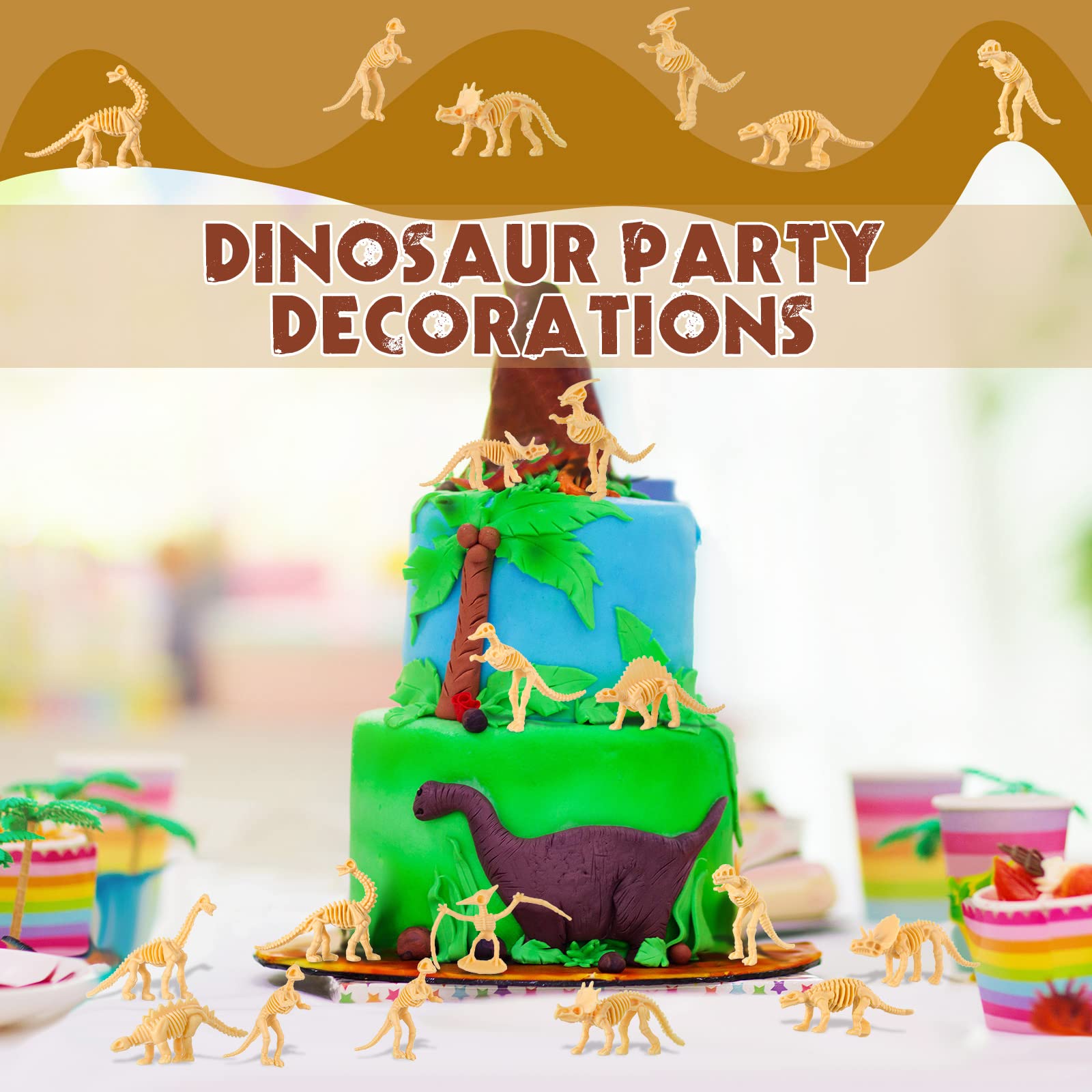 Snapklik.com : Sratte 180 Pcs Dinosaur Fossil Skeletons Assorted ...