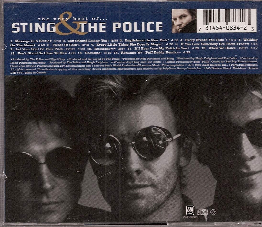 Very Best of Sting/Police: Amazon.co.uk: CDs & Vinyl