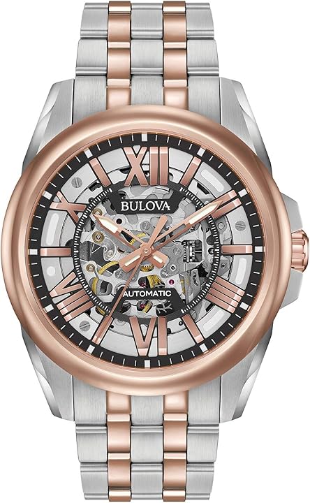 Orologio Bulova Analogico Uomo Con Cinturino In Acciaio Inox 98a166 ...