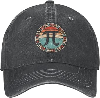 Amazon.com: Happy Pi Day Hat Funny Pi Baseball Cap for Math Teacher ...