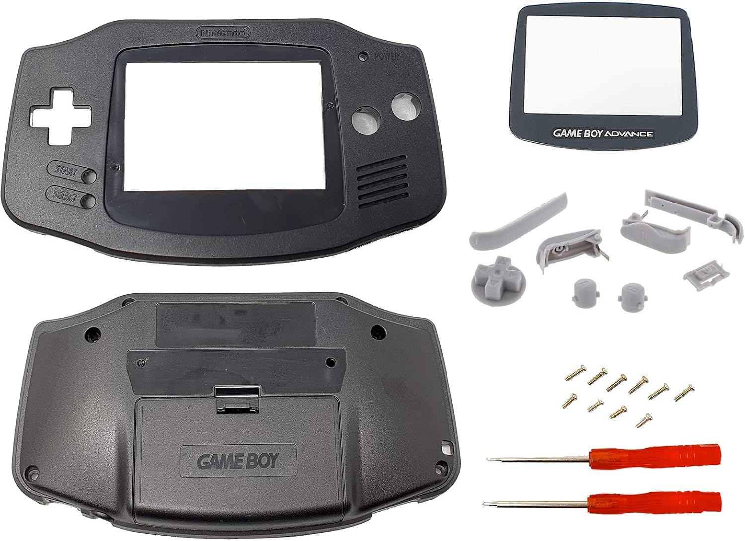 THE TECH DOCTOR Replacement Gameboy Advance Complete Shell Housing Case ...