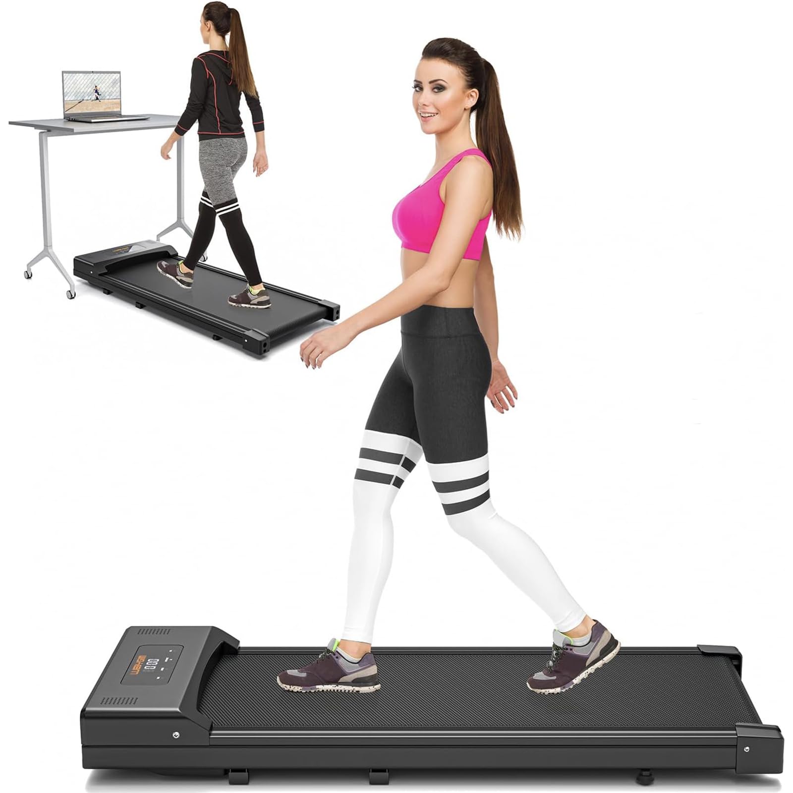Snapklik.com : Walking Pad, Under Desk Treadmill For Home/Office ...