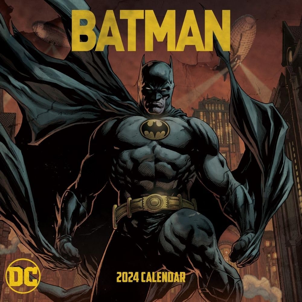 Batman Comics 2024 Calendar, Month To View Square Wall Calendar ...