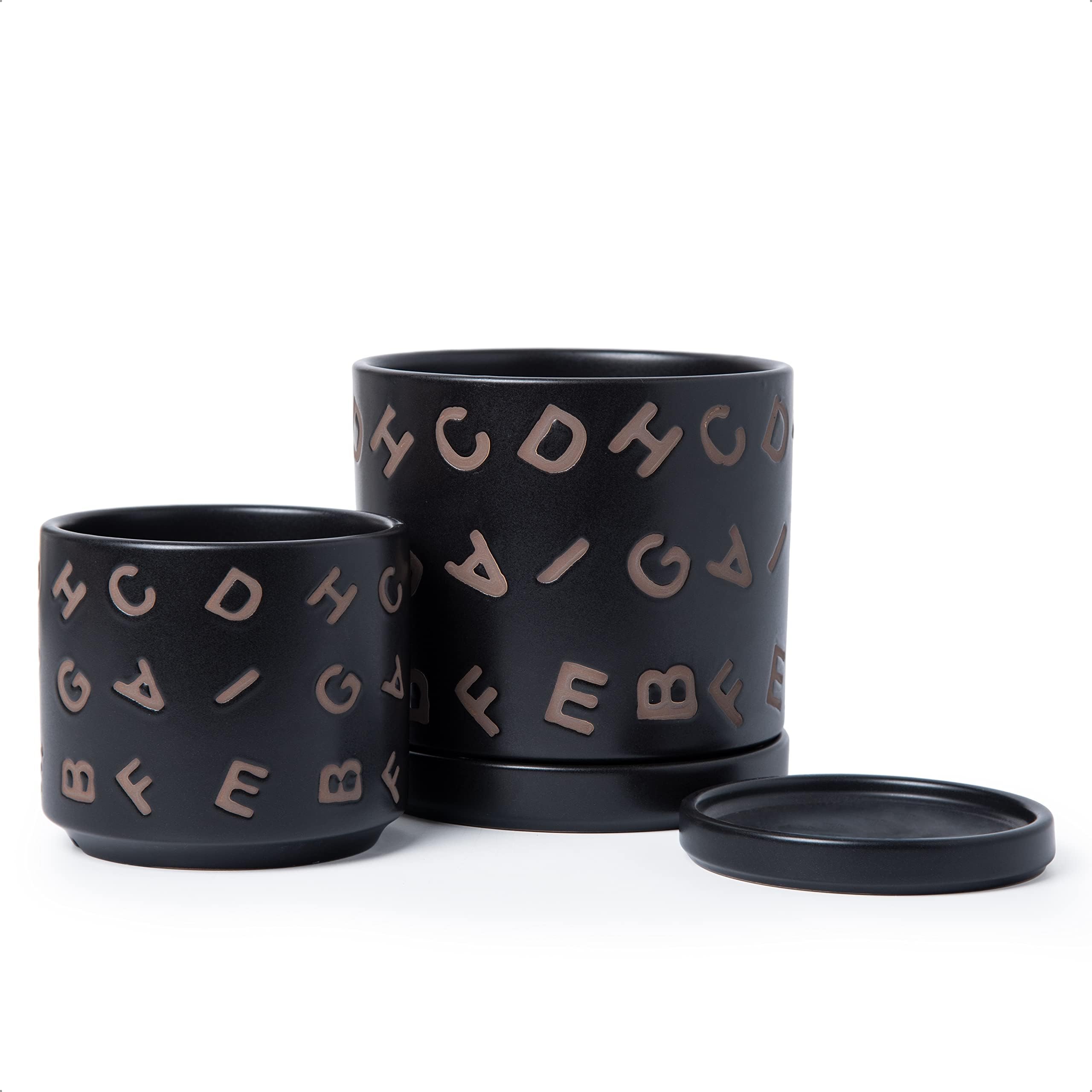 Amazon.com : D'vine Dev Ceramic Flower Plants Pots Planter, 3.8 Inch 5. ...