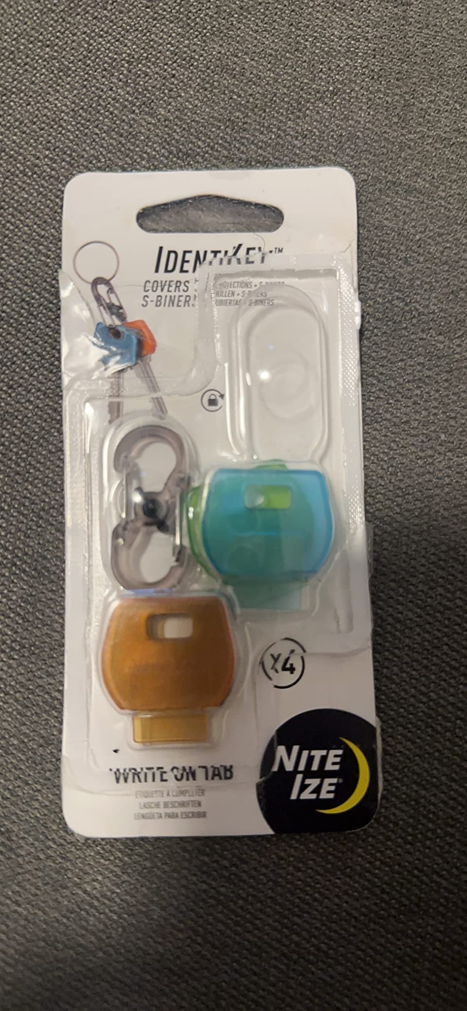 Amazon.com : Nite Ize Identikey Covers + S-Biner Key Clips, Write-On ...