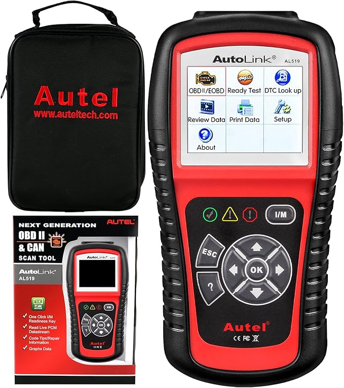 Autel AutoLink AL519 OBD2 Scanner Enhanced Mode 6 Check Engine Code ...