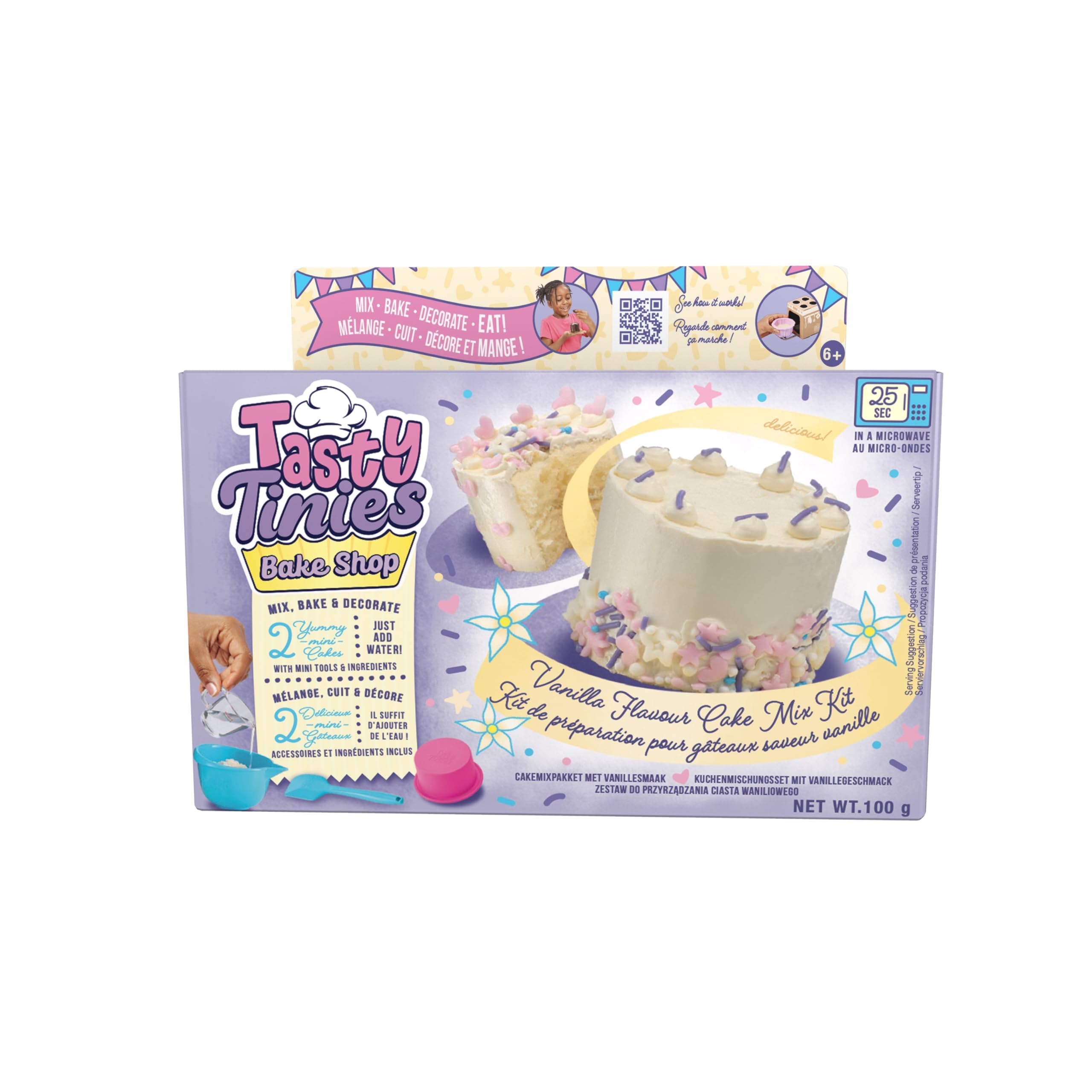 Tasty Tinies Bake Shop Cake Mix | Vanilla Cake With White Vanilla ...