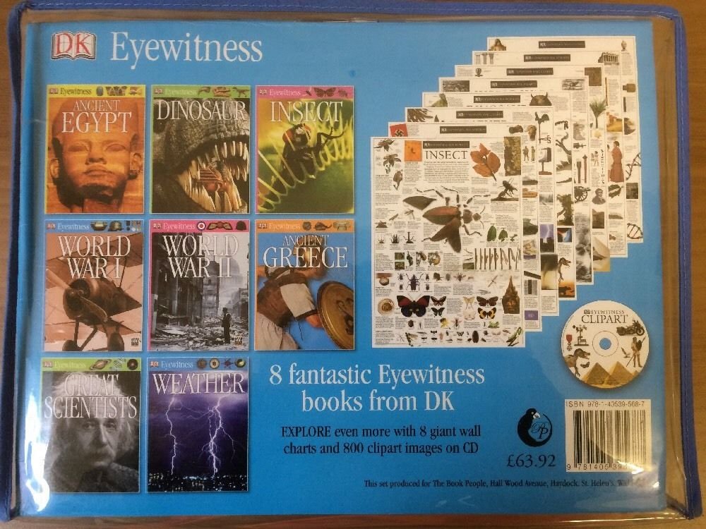 'DK Eye Witness Collection - 8 Books and 1 CD, New Book' : Amazon.in: Books