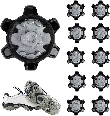 Aimfact 10PCS Golf Shoe Spikes Studs Replacements Tooth Stinger Screw ...