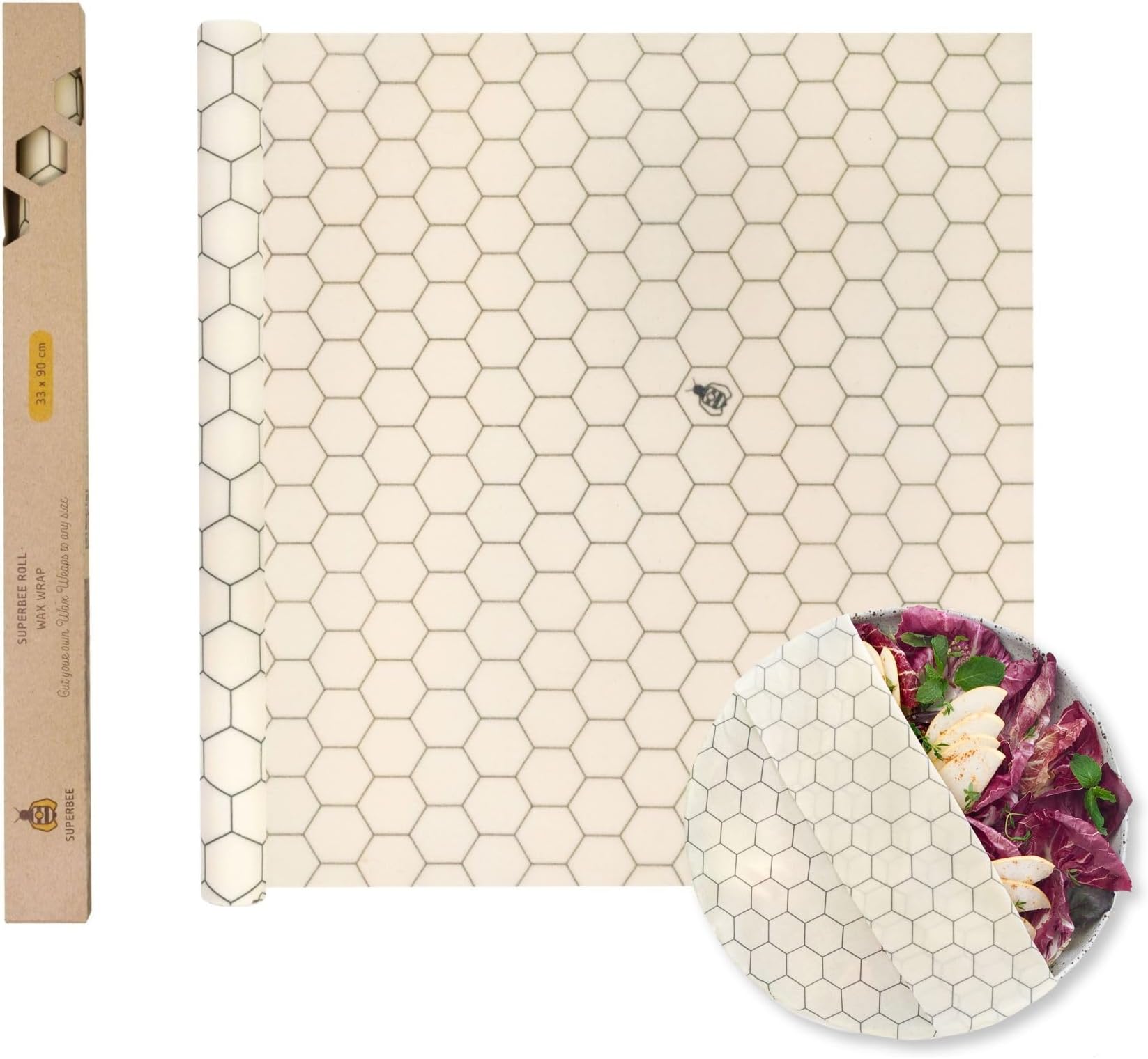 Amazon.com: Bee's Wrap Reusable Beeswax Food Wraps Made in the USA, Eco ...