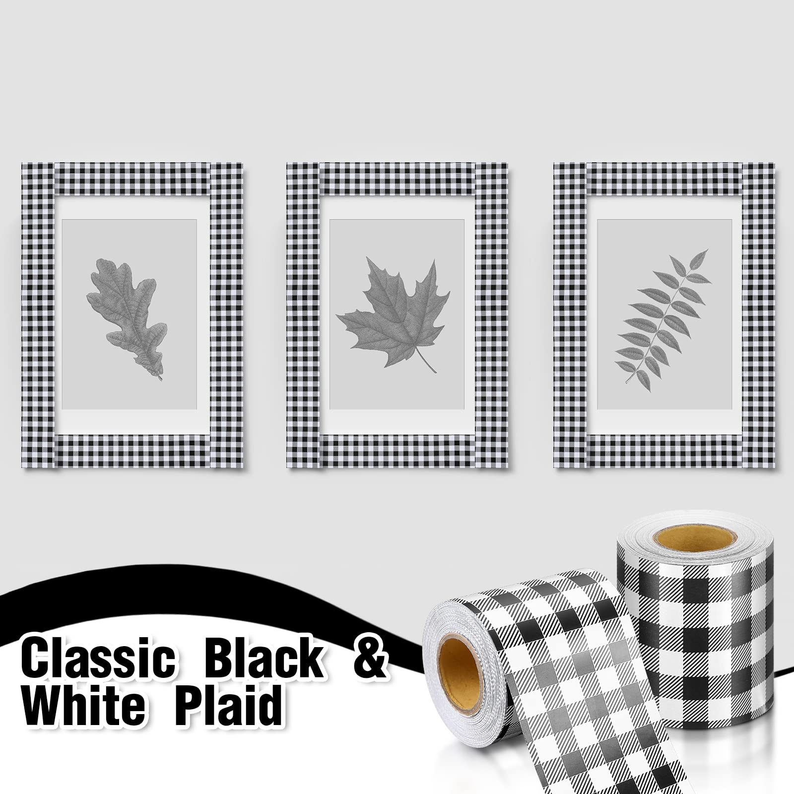 Snapklik.com : 2 Rolls 131 Ft Buffalo Plaid Bulletin Board Borders ...