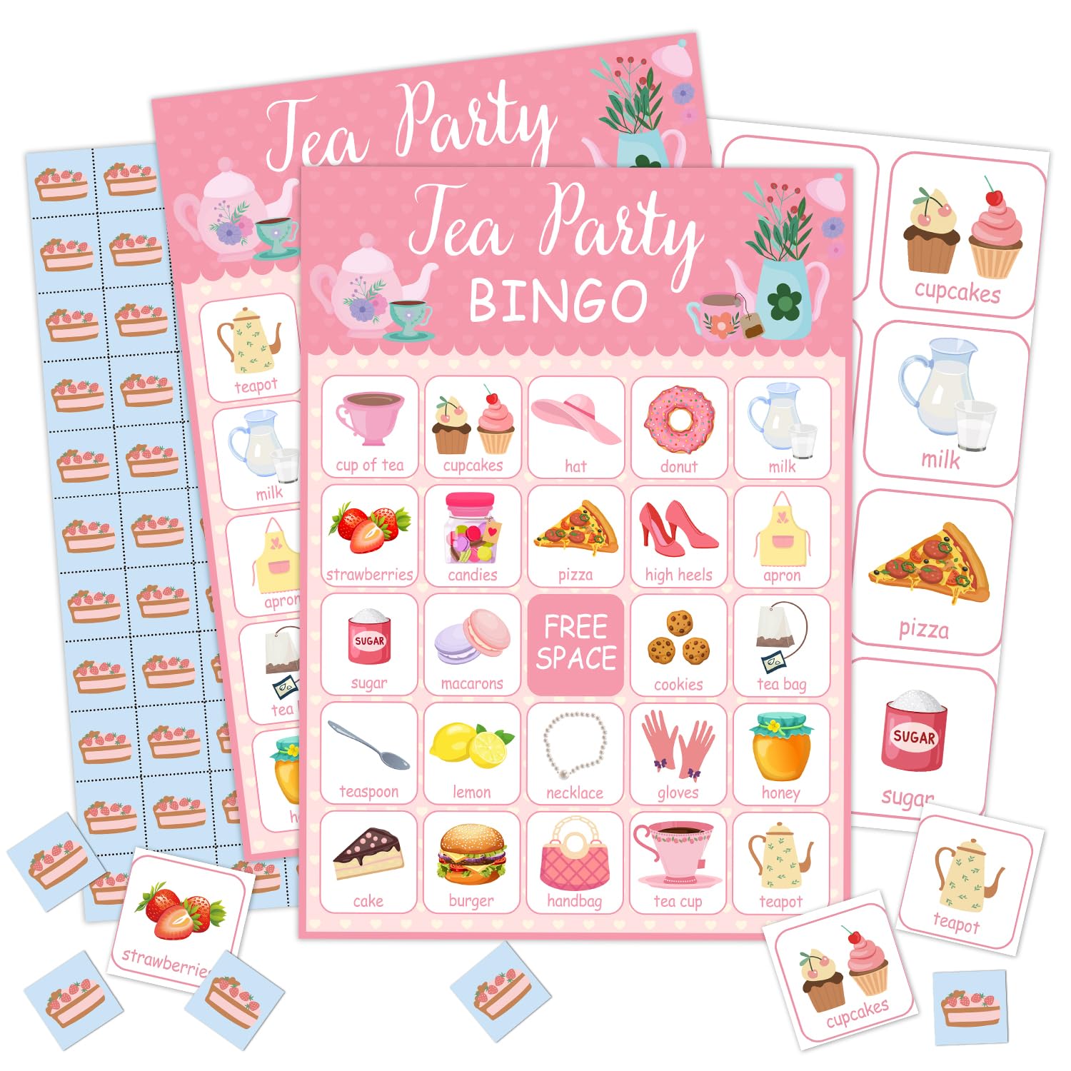 Printable Princess Bingo Cards Amazon.com: 24 Players Birthday Party
