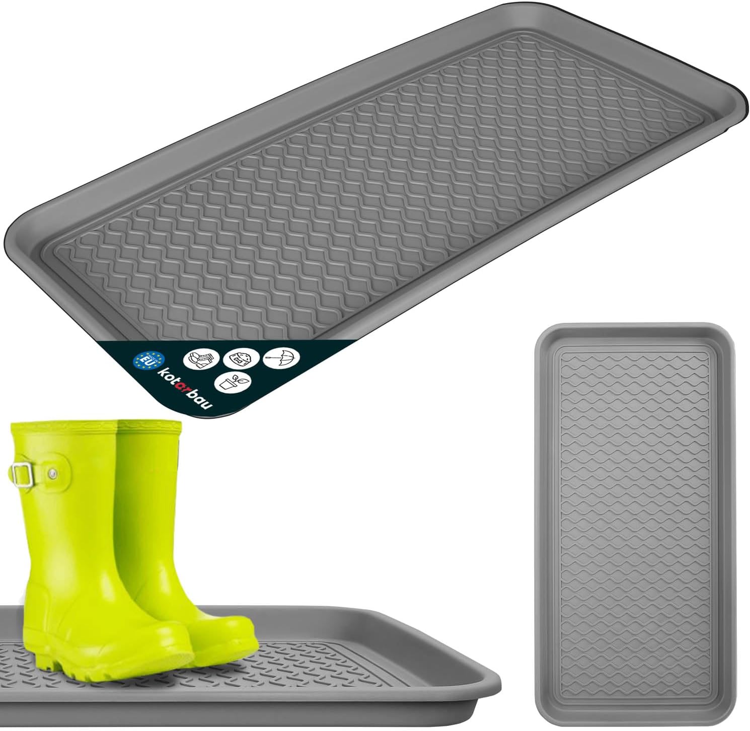 Umbra Shoe Dry Schuhabtropfmatte – Wasserabsorbierende Schuhmatte mit ...