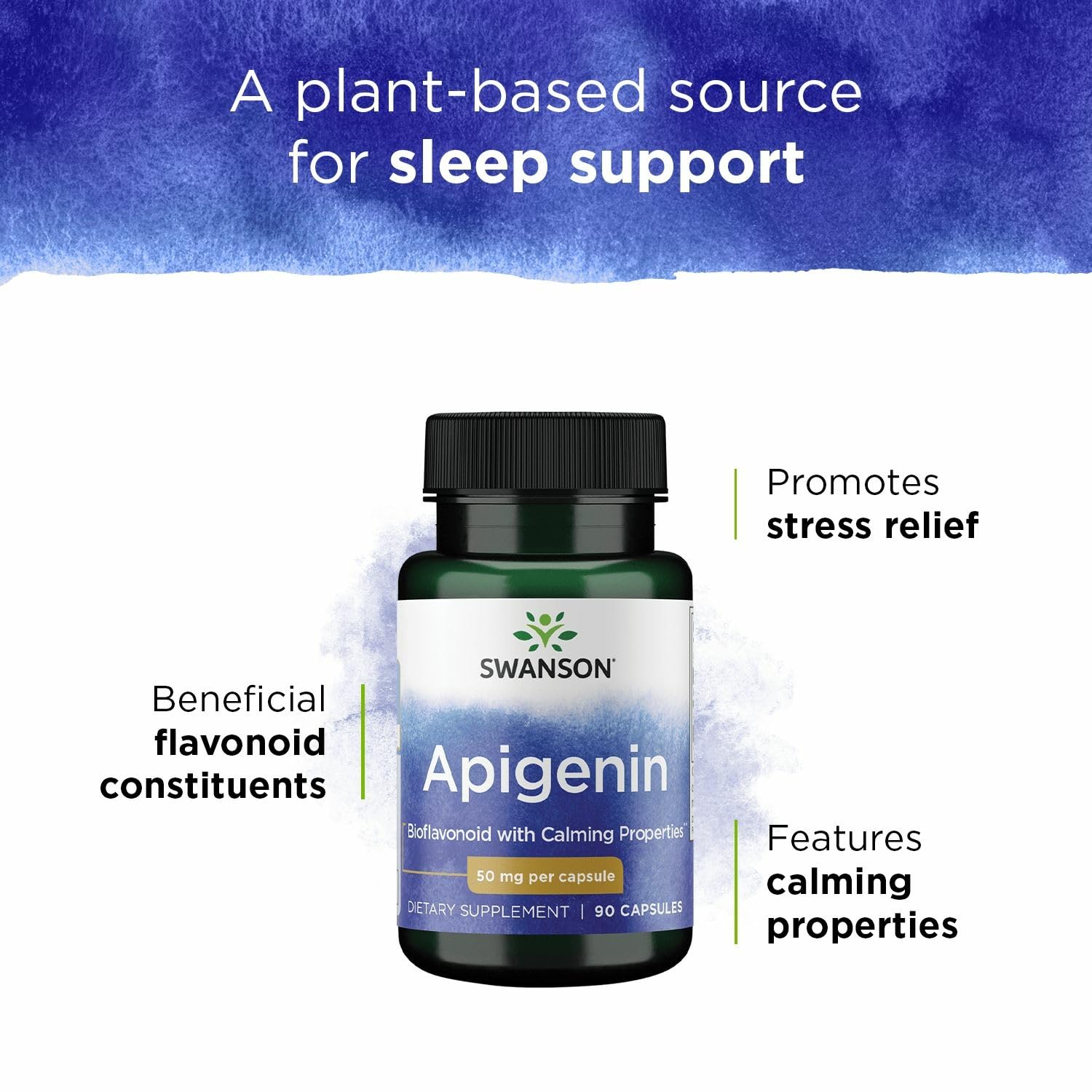 Snapklik.com : Swanson Apigenin-Bioflavonoid Supplement Natural ...