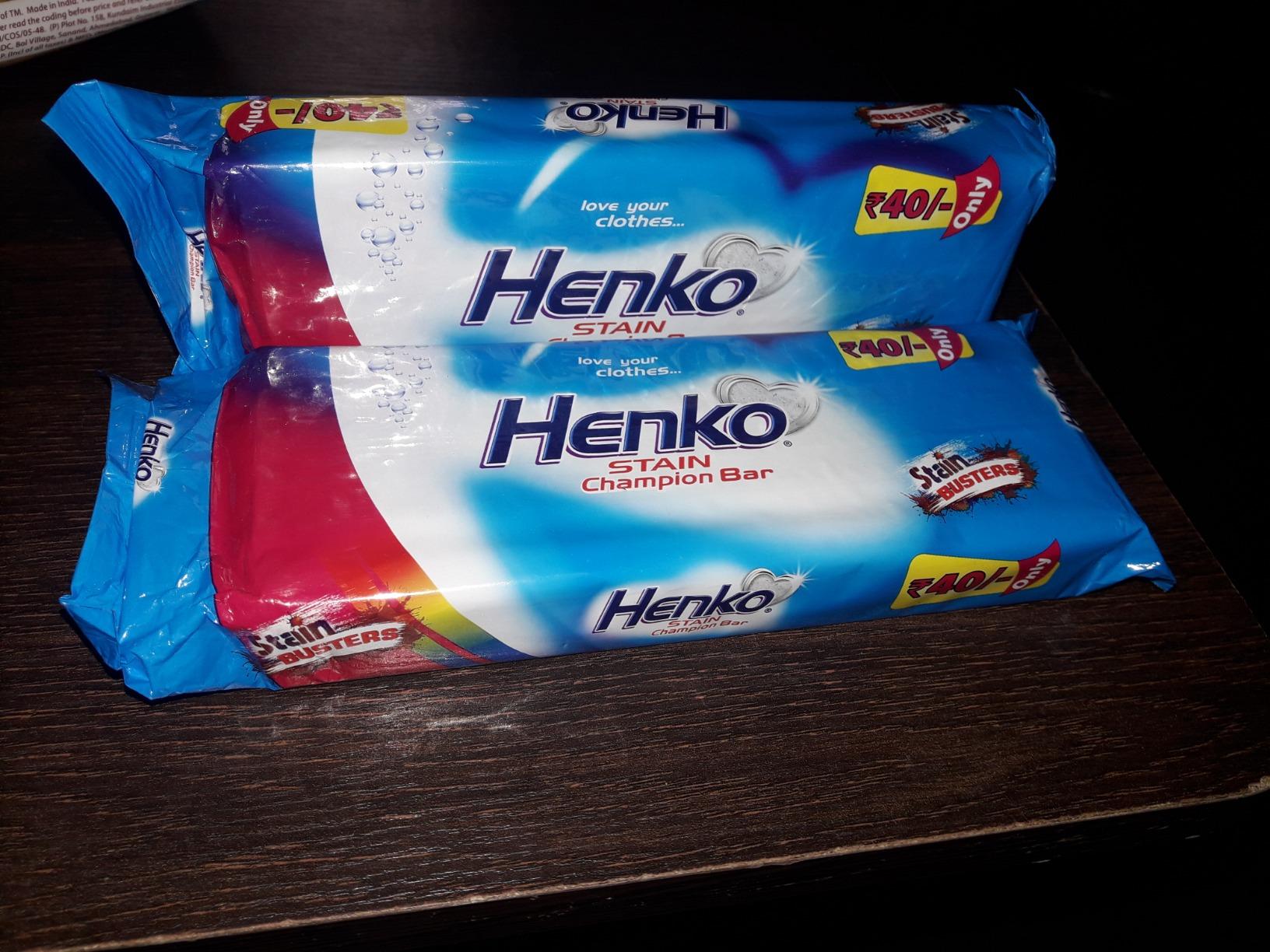 Henko Stain Care Detergent Bar 250g - New Stain Care Detergent Bar with ...