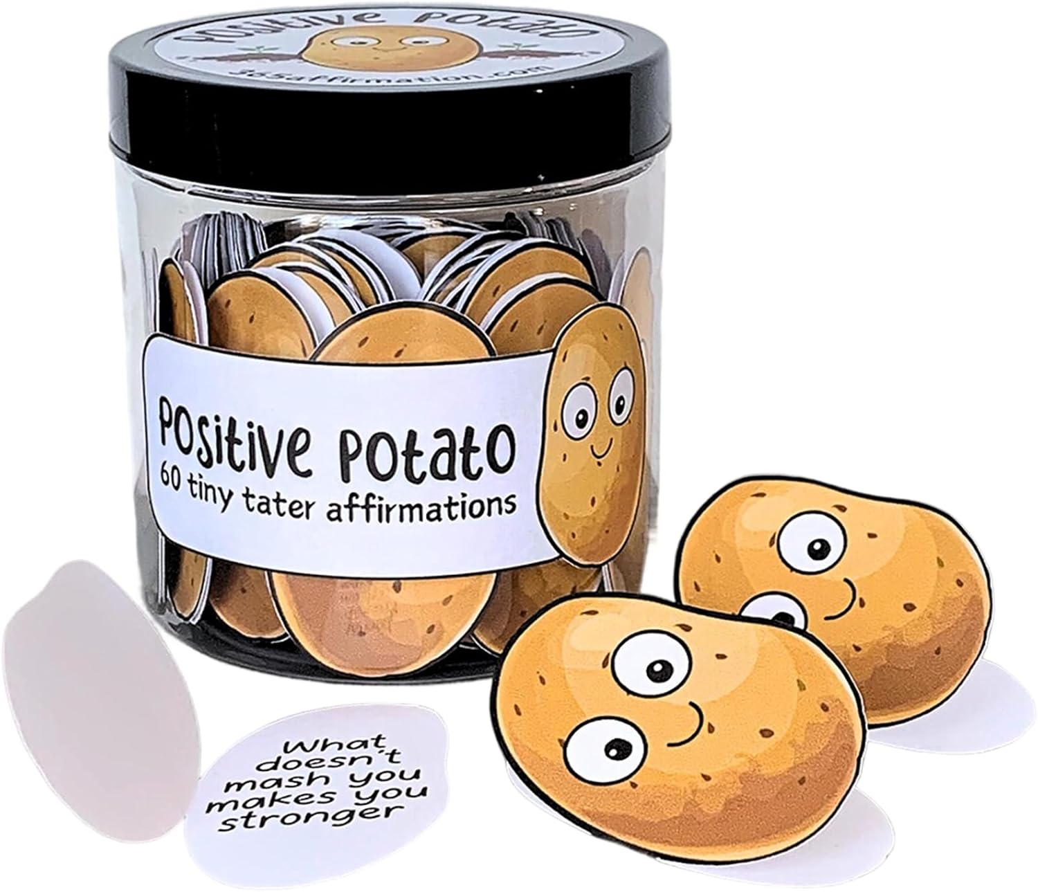 Amazon.com: Positive Pickle Emotional Support Affirmation Cards, 30/60 ...