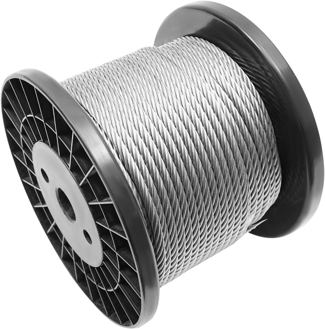Gdrasuya10 304 Stainless Steel Cable 1/4 inch 7 x 19 Steel Wire Rope ...