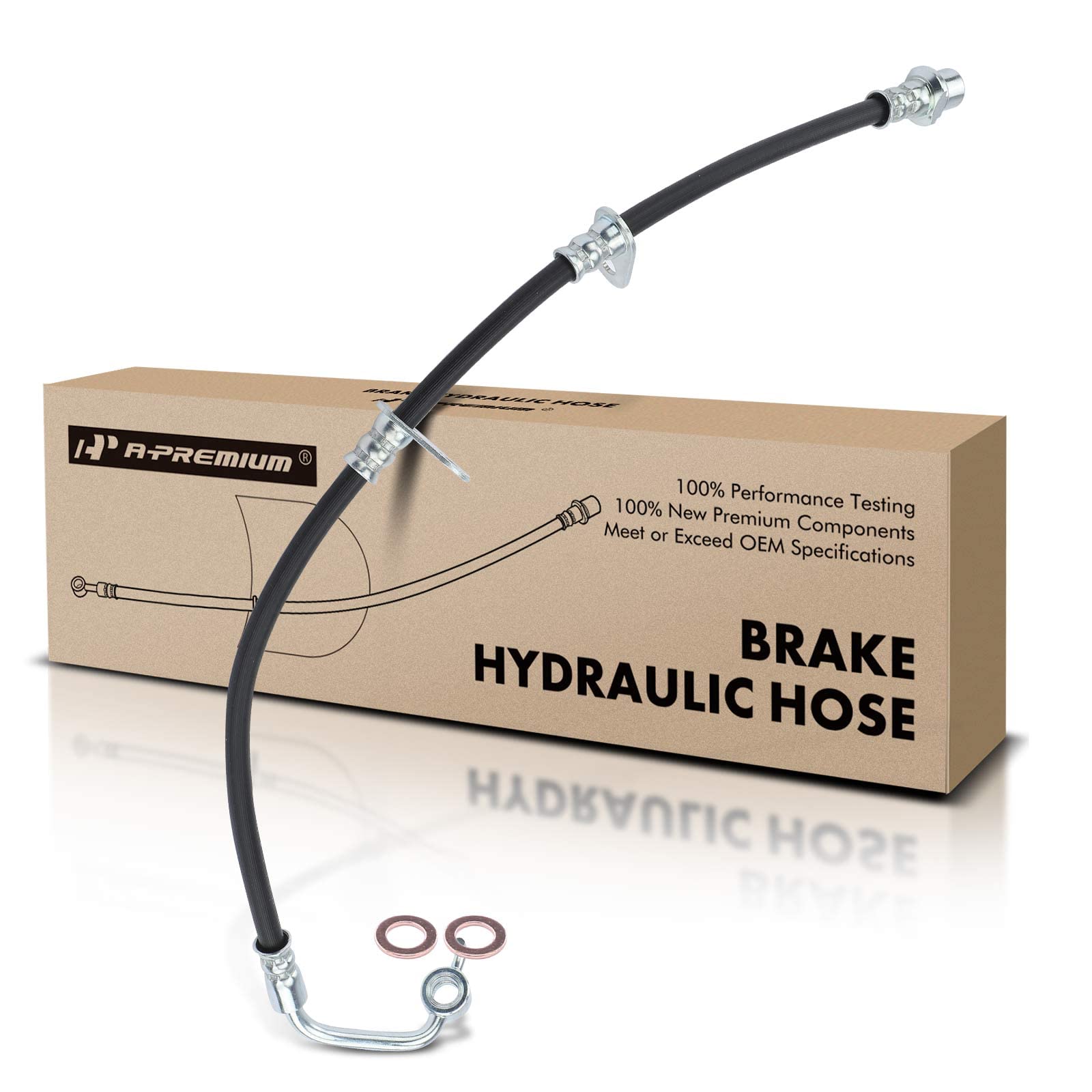 Amazon.com: A-Premium Front Passenger Brake Hydraulic Hose Compatible ...