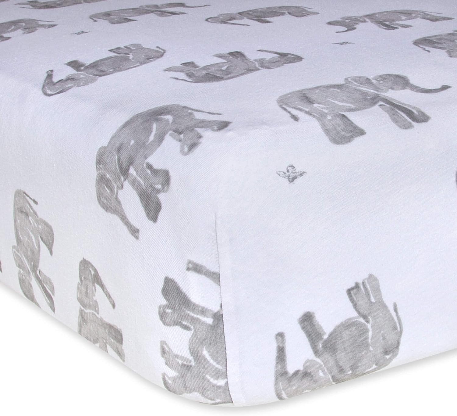 Amazon.com : Burts Bees Baby Print Fitted Crib Sheet Organic Cotton ...