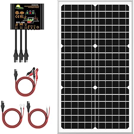 Amazon.com : SUNER POWER 12V Solar Battery Charger Maintainer ...