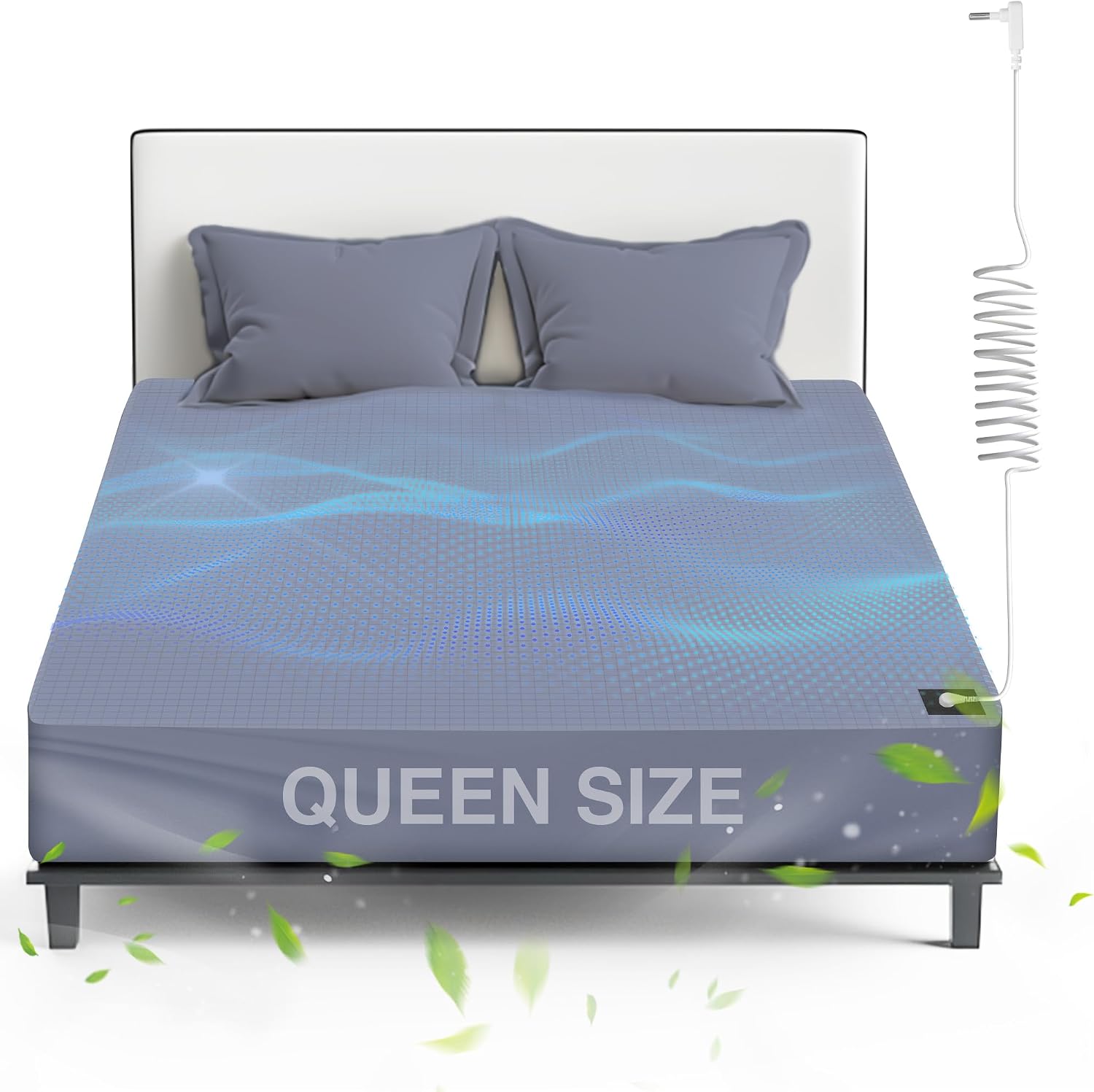 Amazon.com: Grounding Fitted Sheets, 95% Organic Cotton+ 5% Pure Silver ...