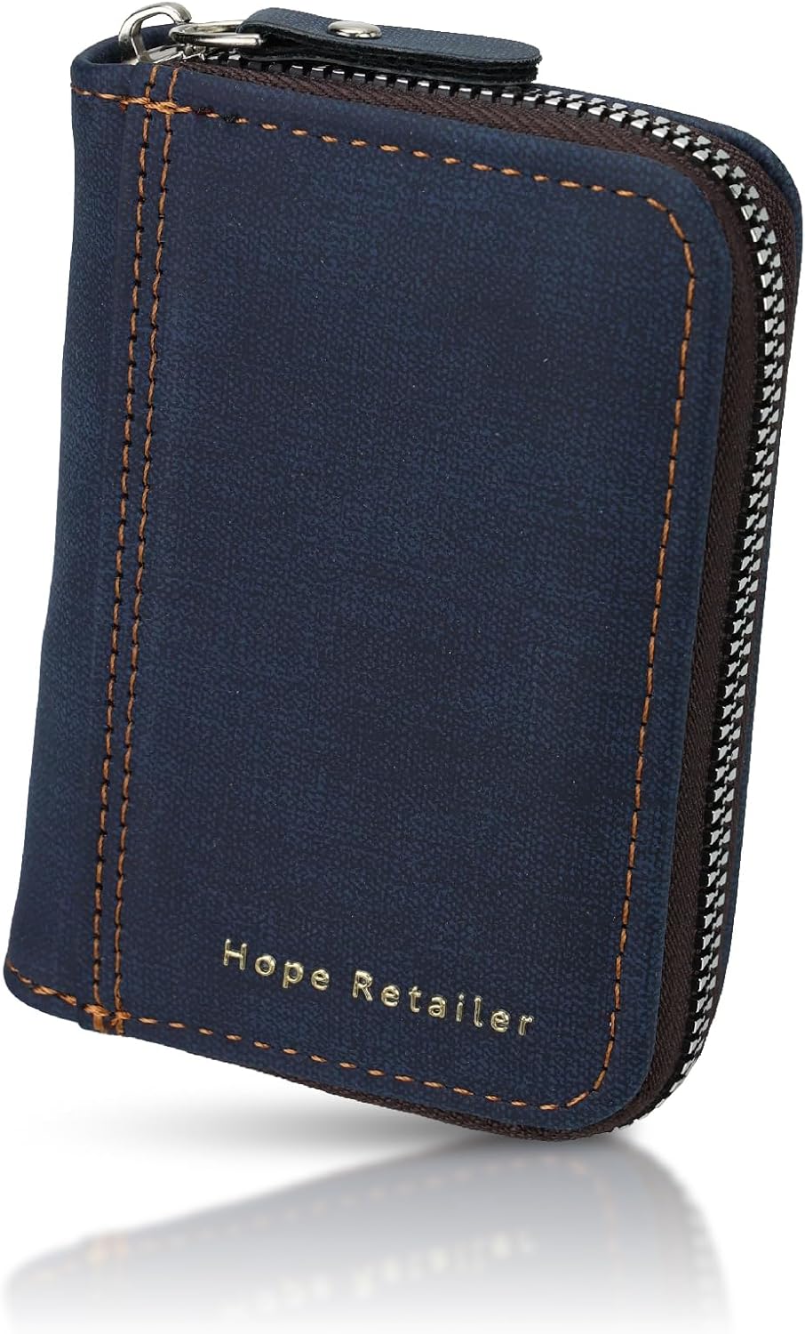 Amazon | [Hope Retailer] カードケース 蛇腹式 ラウンドファスナー 耐久性 大容量 ギフト (タイプ①, 藍色 ...