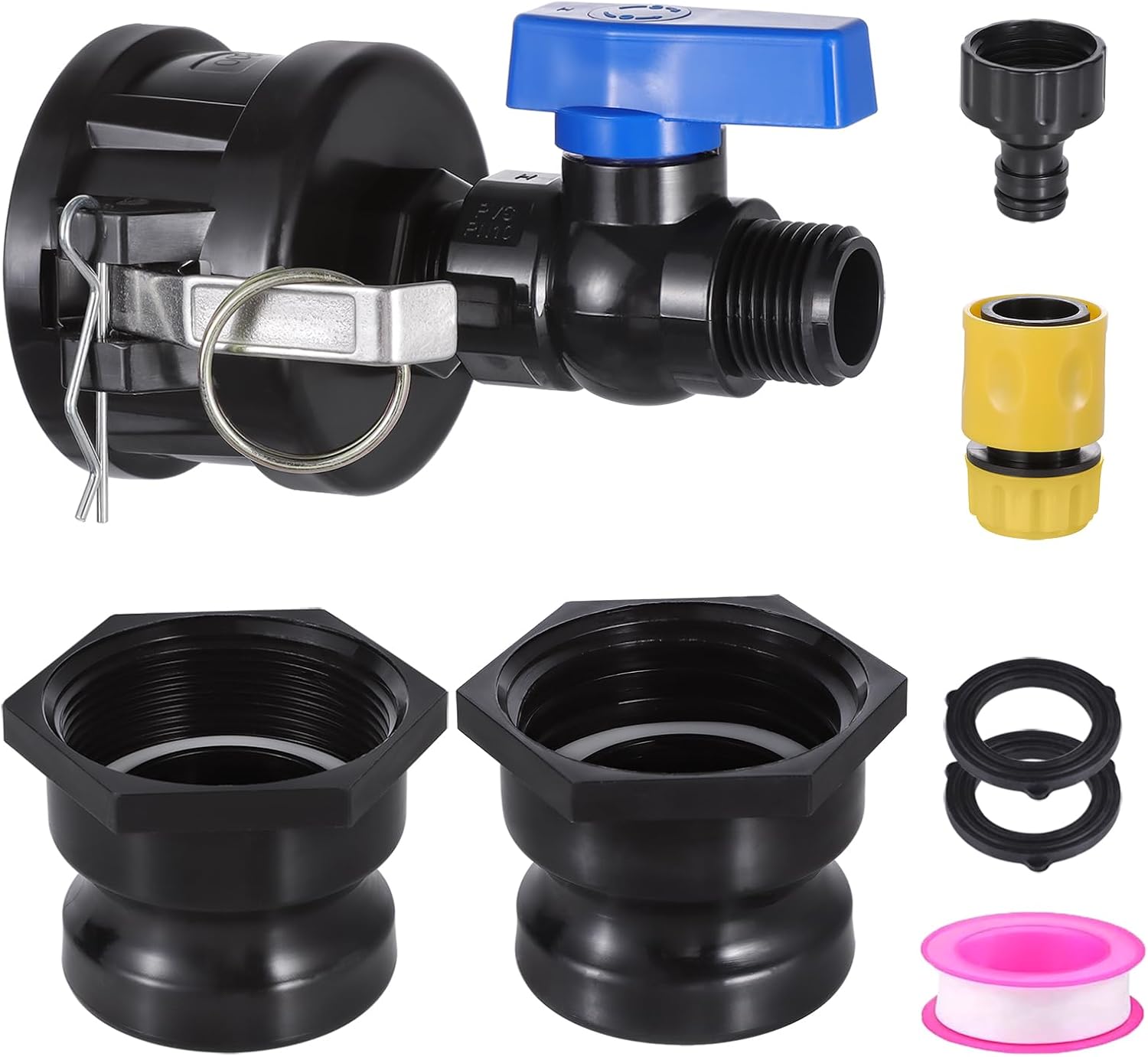 Amazon.com: IBC Tote Hose Adapter, 2" Cam Lock Adapter for 275-330 ...