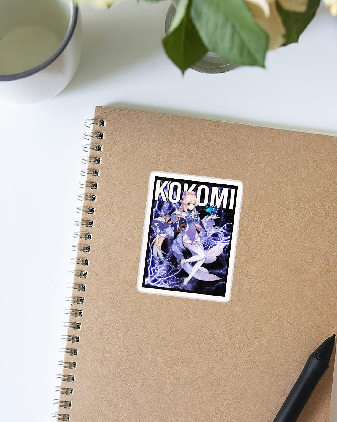 Buy Design Metal Anime for Sangonomiya Kokomi Sticker 1 Pcs 2" Online ...