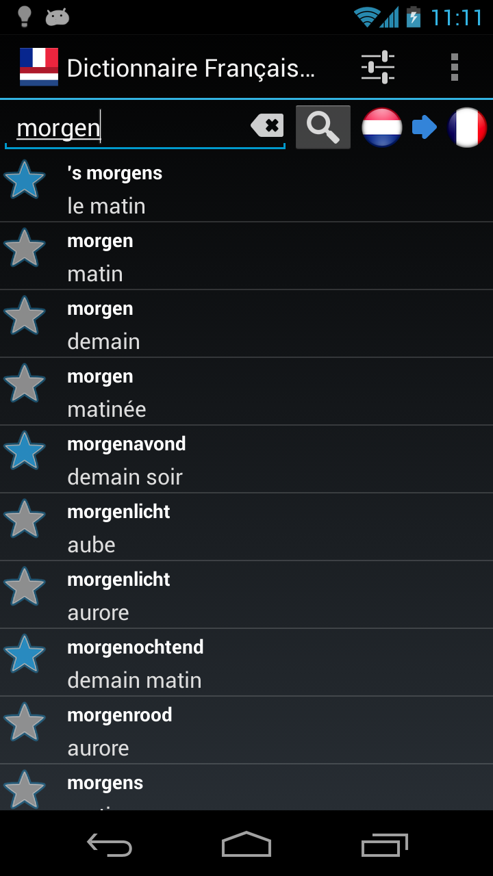 Offline French Dutch Dictionary - App on Amazon Appstore