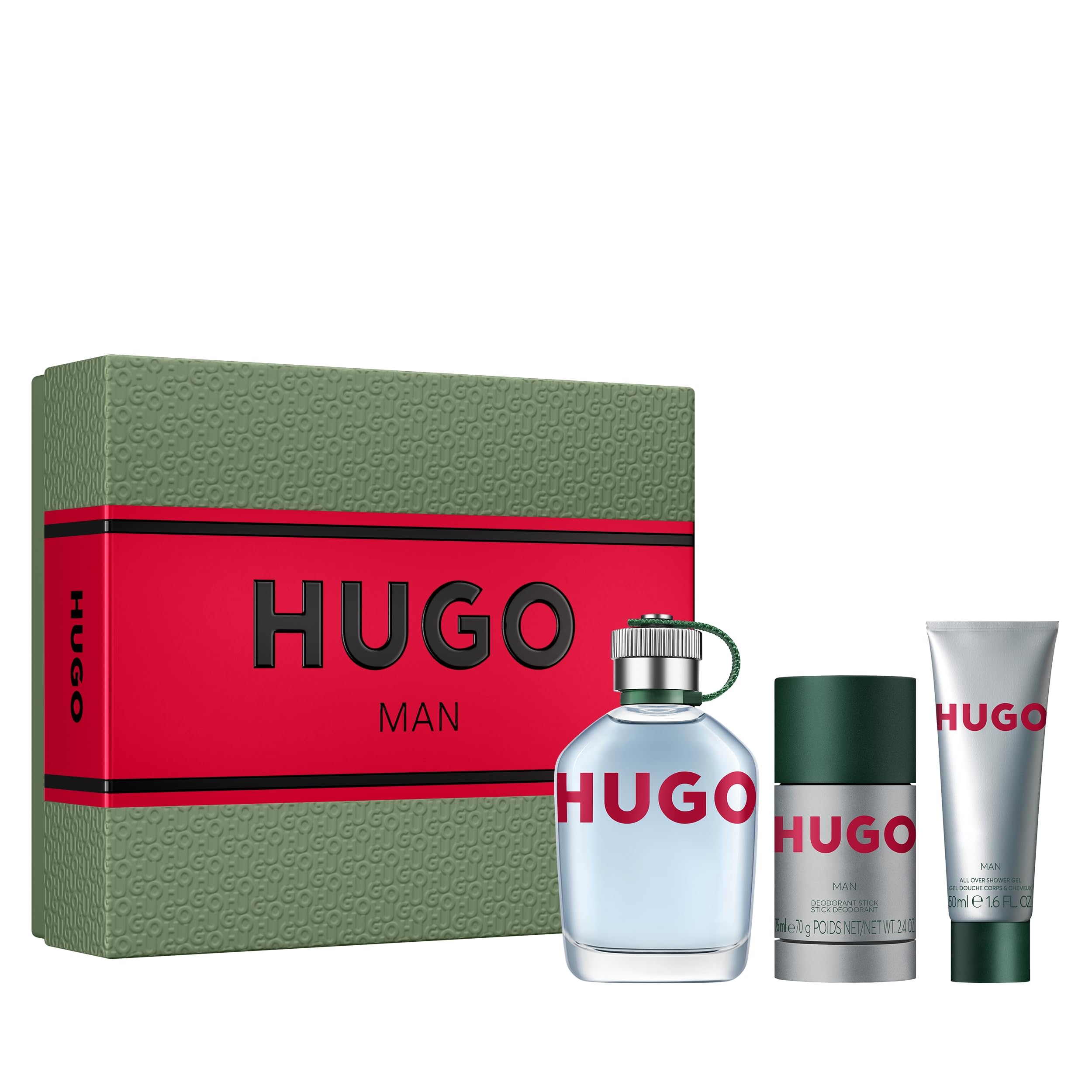 Amazon.com: Hugo Boss Men's 3-Pc. Hugo Man Eau de Toilette Gift Set ...