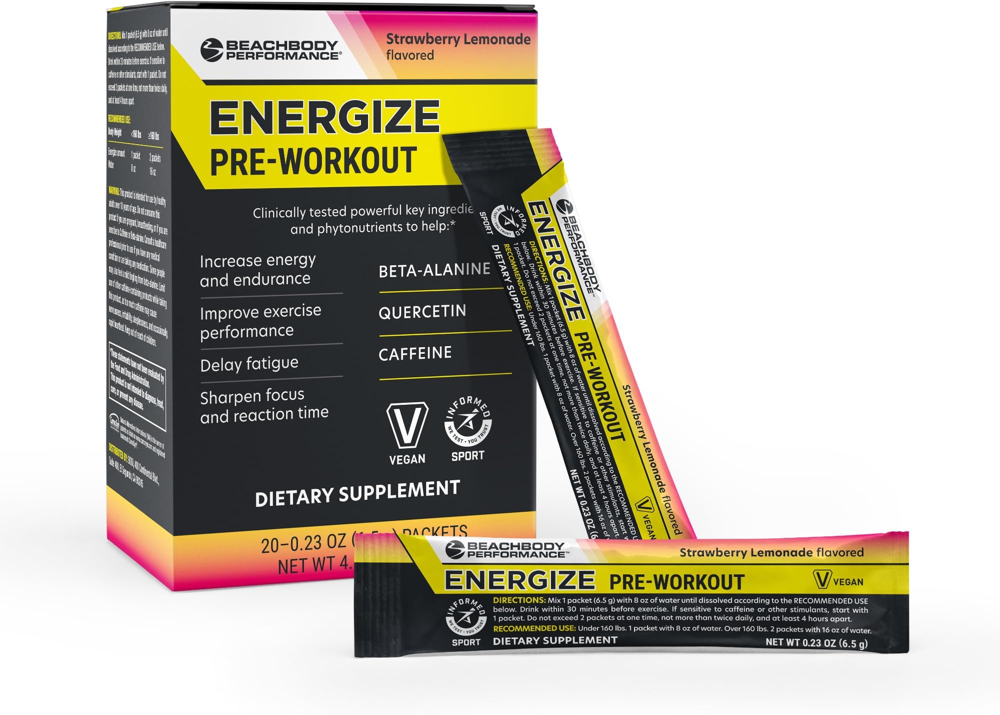 Amazon.com: Alani Nu Pre Workout Powder Galatic Lemonade, Amino Energy ...